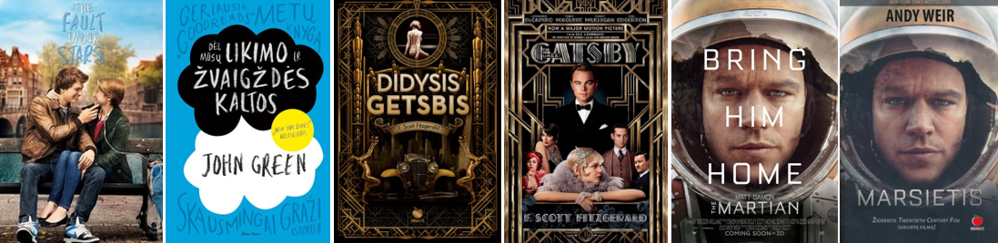 Ką renkatės: knygą ar filmą? Pabandykite abu! - Panevėžio apskrities ...