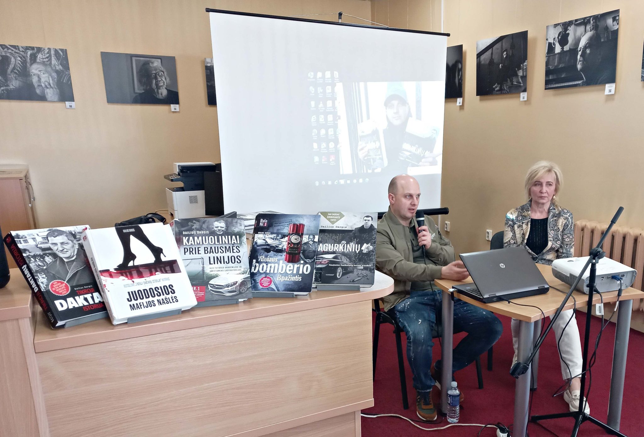 Kriminalinės dokumentikos knygų autorius Dailius Dargis atvyko į ...