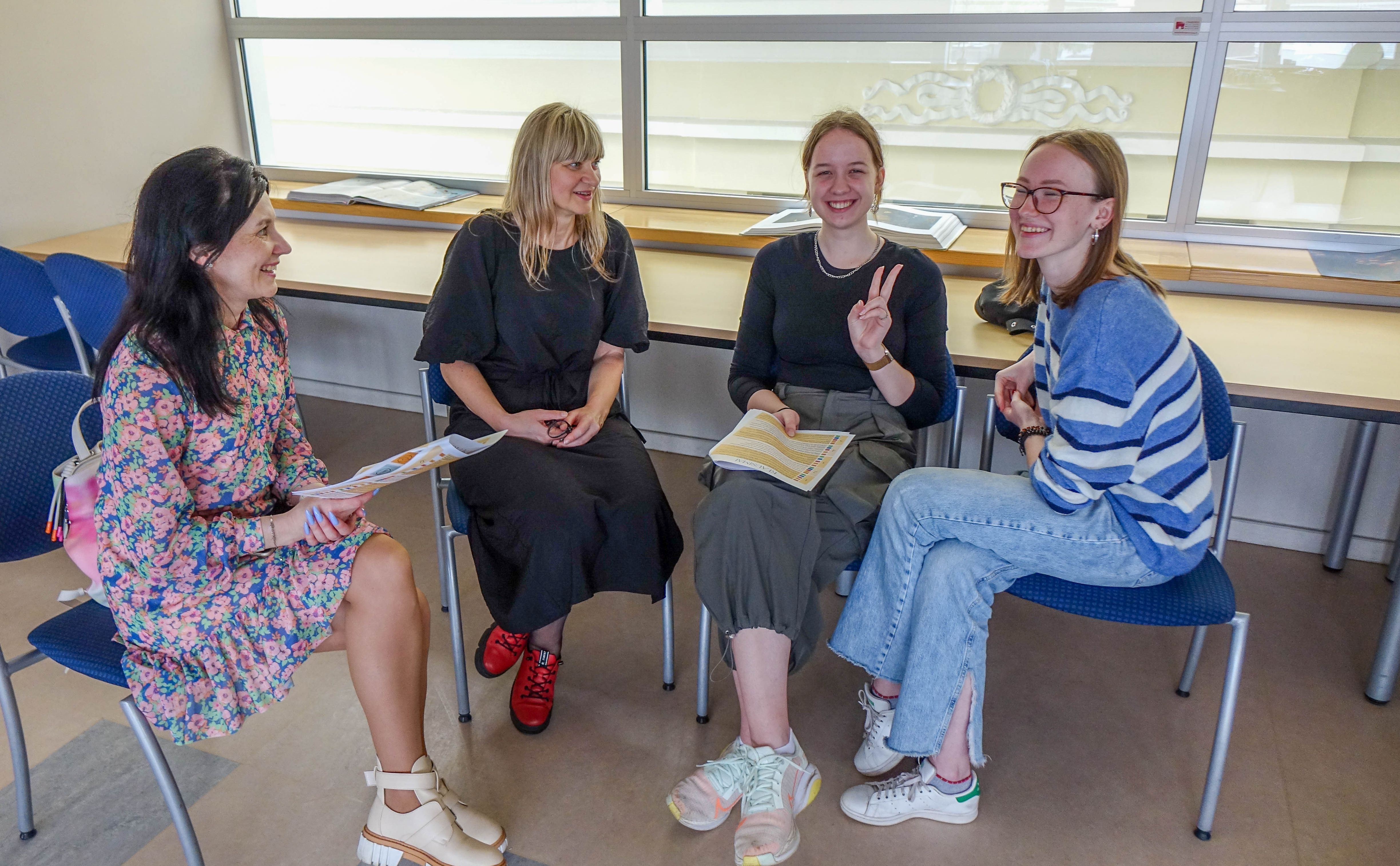 The Language Café has opened in the library - Panevezys County Gabriele ...