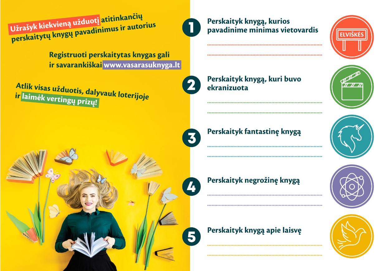 Skaitymo iššūkis „Vasara su knyga“ kviečia atrasti knygas, kurios (pa ...